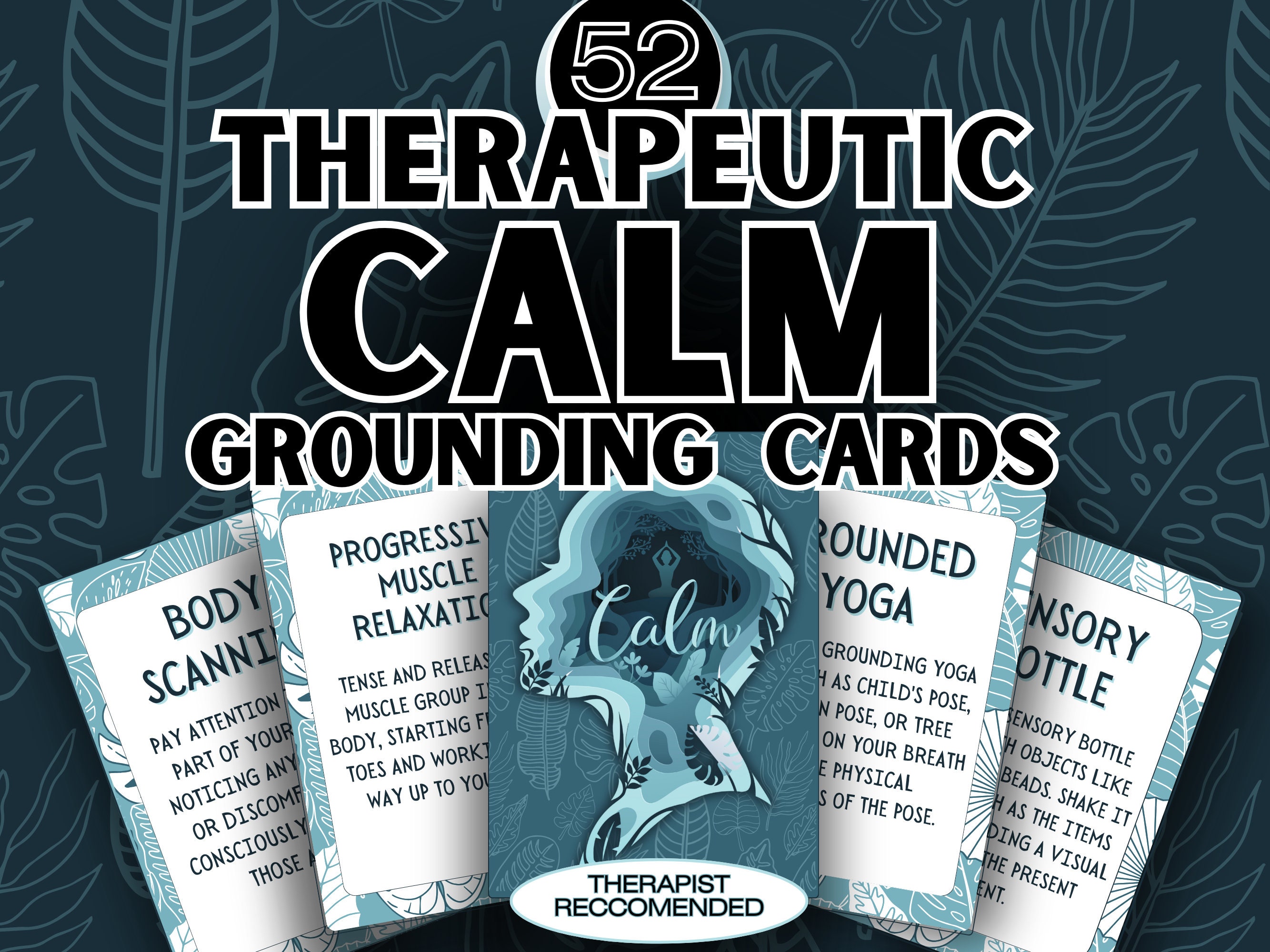Calm Cards: 52+ Printable Grounding & Mindfulness Playing Cards to Help ...