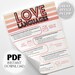 Love Languages Infographic Poster: Printable PDF Instant Digital ...