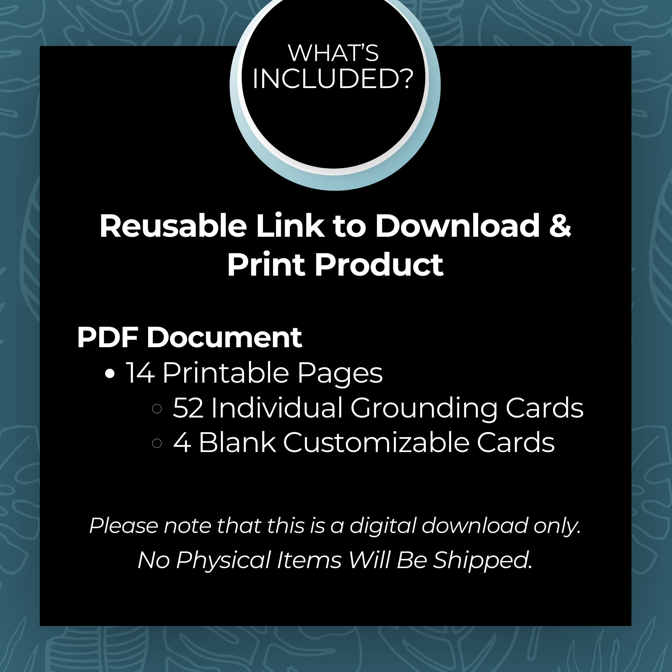 Calm Cards: 52+ Printable Grounding & Mindfulness Playing Cards to Help ...