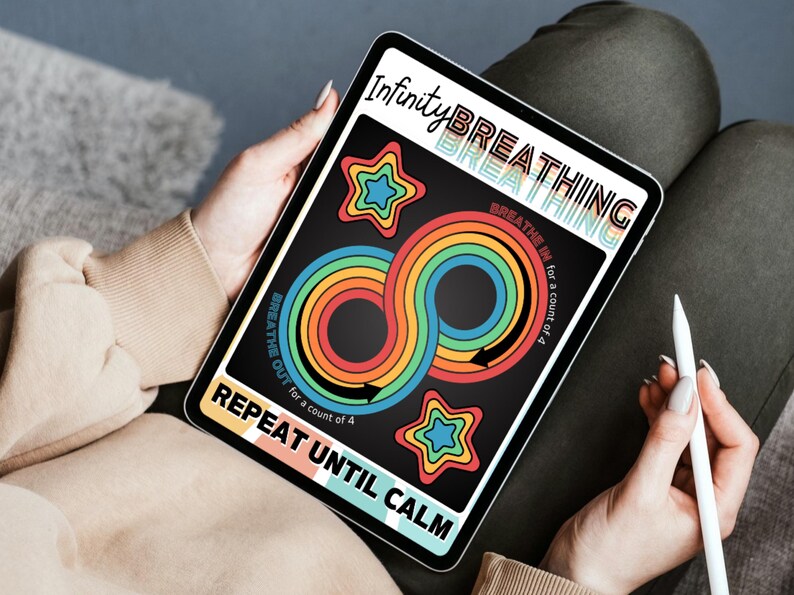 Infinity Breathing Poster: Printable Classroom Poster for Building ...