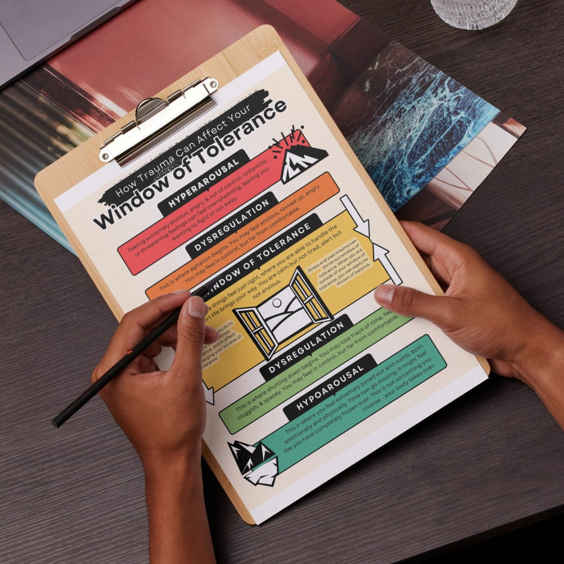 Window of Tolerance Infographic: Counseling Office Poster for Better ...