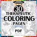 Therapeutic Mindful Coloring Page Set: 30 Printable Black Women ...