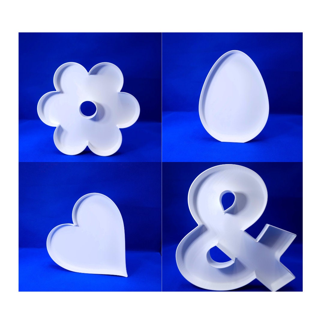 Premium Customisable 3D Printed Fillable Shapes Meticulously Crafted ...