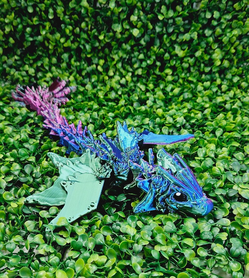 Articulated Ocean Serpent Fidget Fidget Toy Articulating Home Décor Art ...