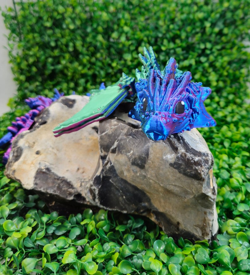 Articulated Ocean Serpent Fidget Fidget Toy Articulating Home Décor Art ...