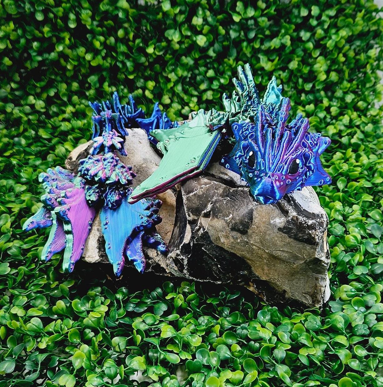 Articulated Ocean Serpent Fidget Fidget Toy Articulating Home Décor Art ...