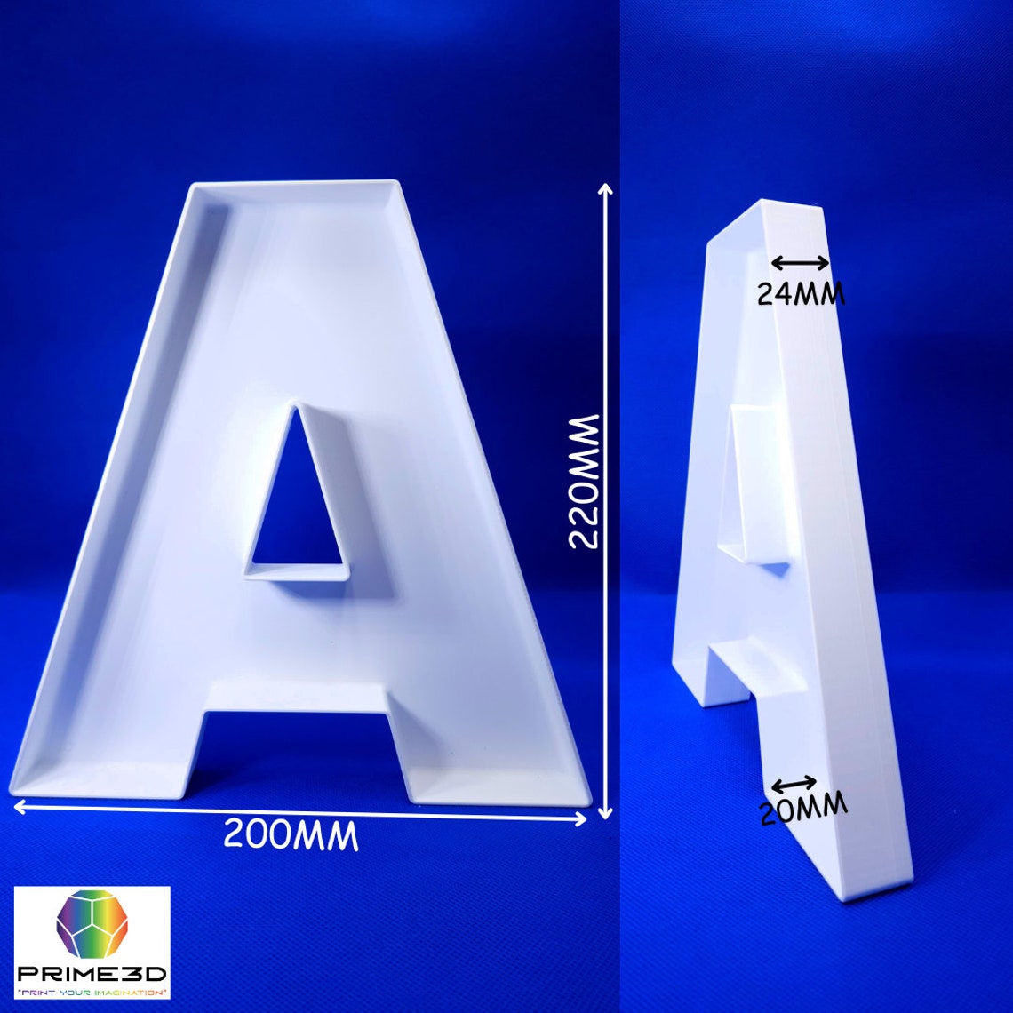 Premium Customisable 3D Printed Fillable Letters Meticulously Crafted ...