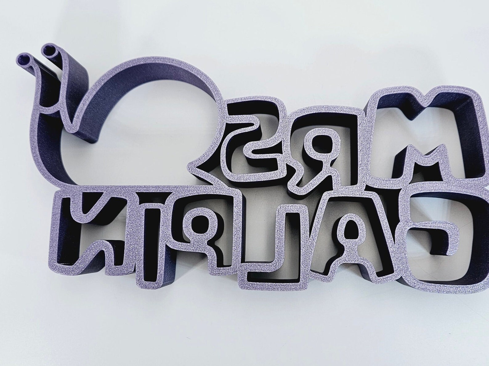 Nameplate 3D Printed Nameplate Teachers Gift Desk - Etsy