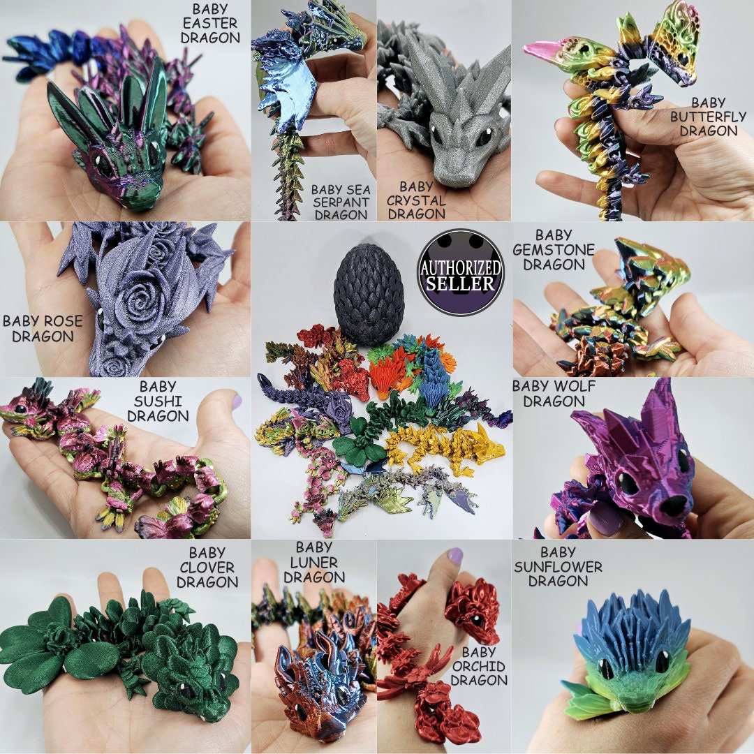 Surprise Dragon Egg and Baby Dragon Pick From 16 Different Baby Dragon ...
