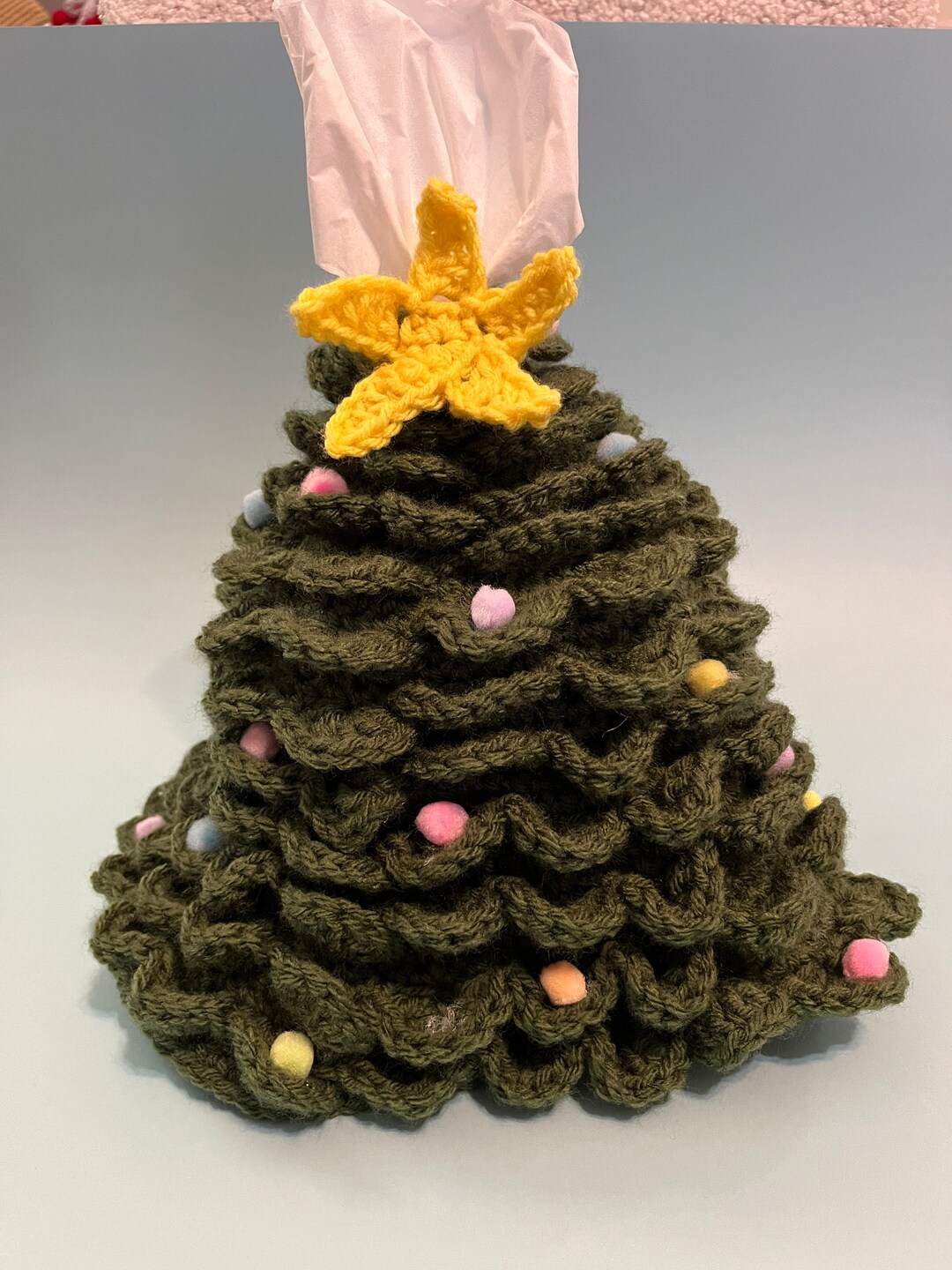 Christmas Tree Tissue Box Cover - Etsy