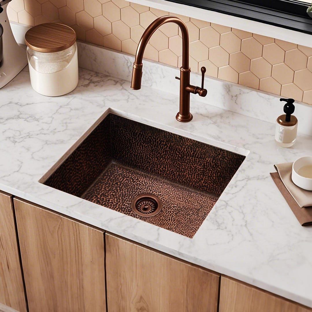 Copper Undermount Kitchen Sink