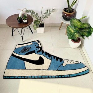 Air Jordan Sneaker Hand-tufted Rug Best Zealand Wool Rug Area Rug for ...