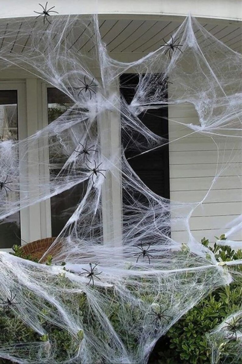 Halloween Spider Web Decoration - Etsy