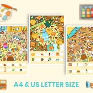 Printable I Spy Game Kids Activity -fun and Educational Activity ...