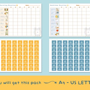 Weekly and Daily Chore Chart Printable - Weekly Chore Schedule - Weekly ...