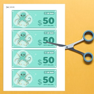 Printable Play Money for Kids - Pretend Play Money - Dramatic Play ...