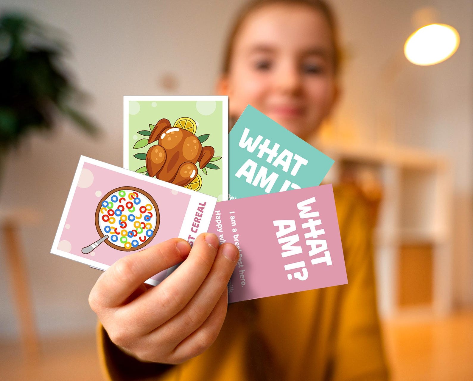 What Am I Foods Printable Card Game - What Am I Card Game - Montessori ...