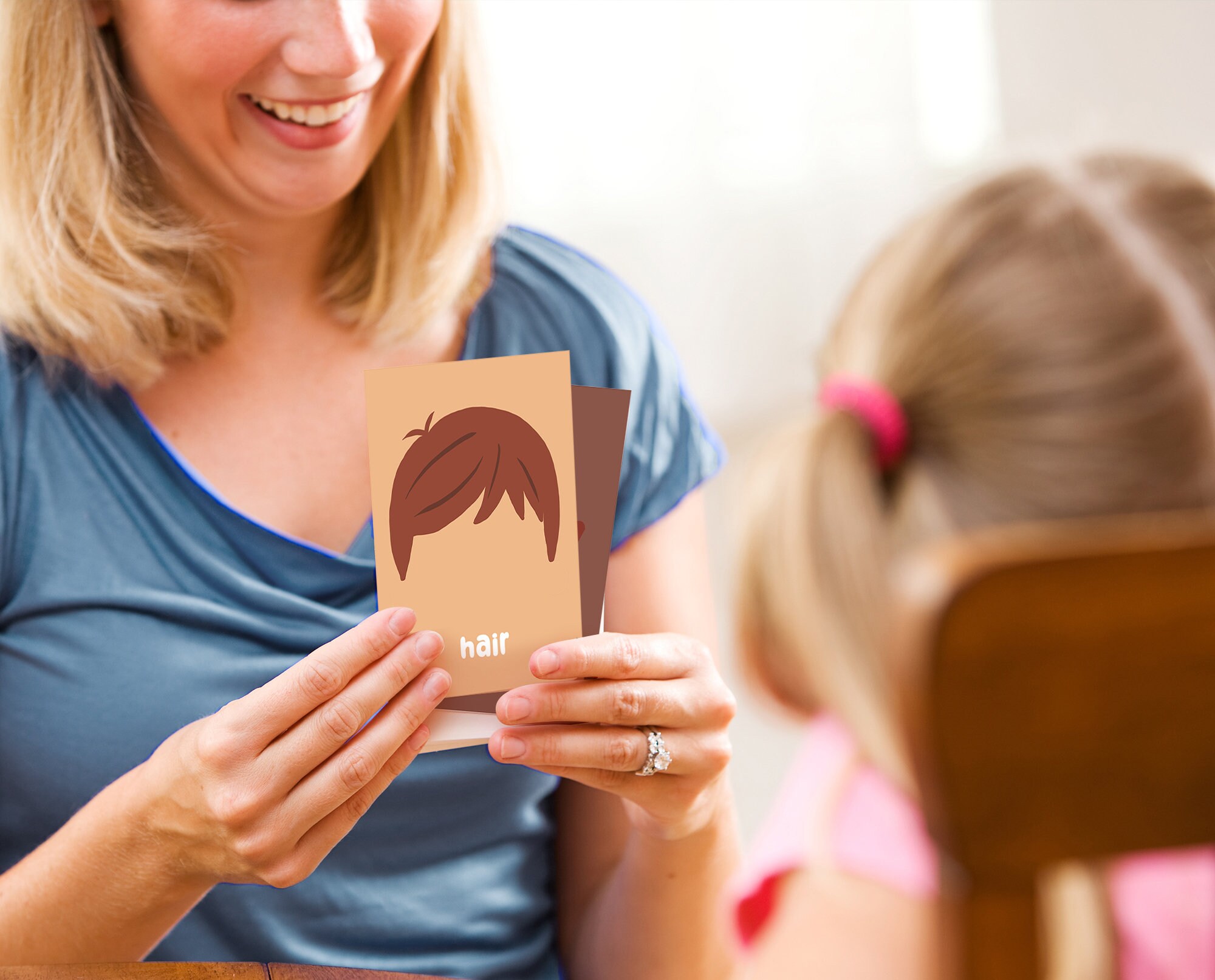 Face Parts Matching Worksheets Body Parts Activity Busy Book Preschool ...