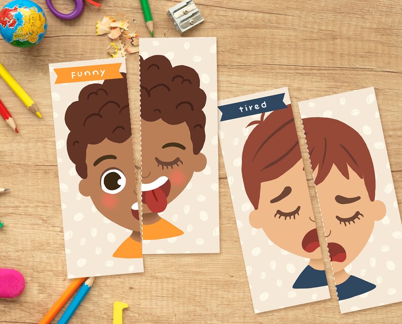 Emotions Activity Bundle - Toddler Emotions Chart - Homeschool Activity ...