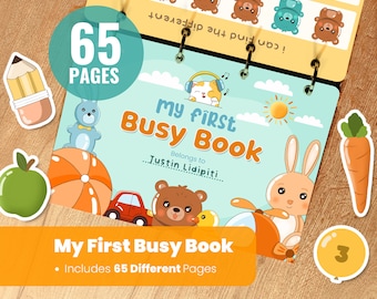 MEGA Busy Book Printable Preschool Activity Homeschool Resources ...
