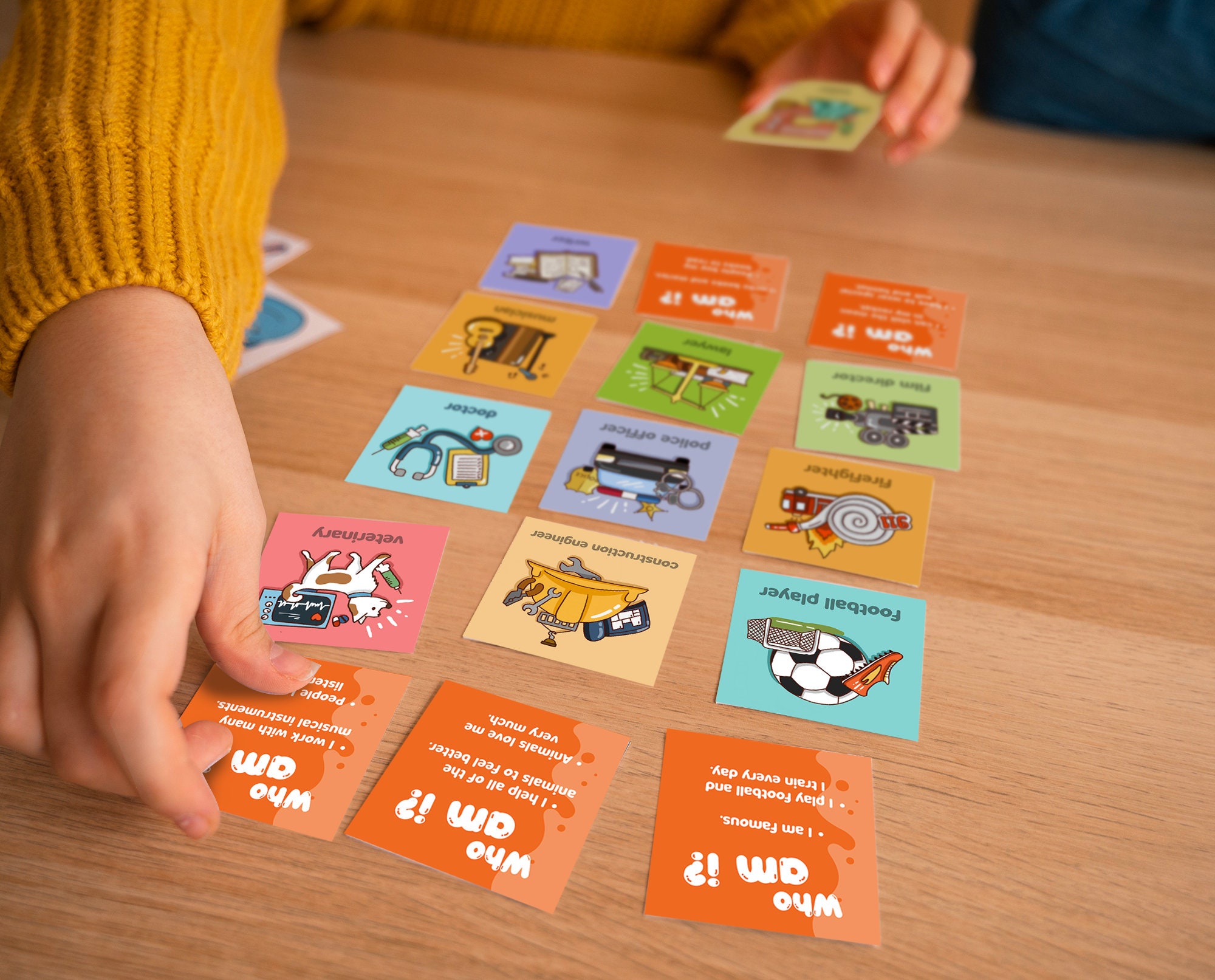 Learn and Play - Printable Jobs Flash Card Games - Preschool Kids ...