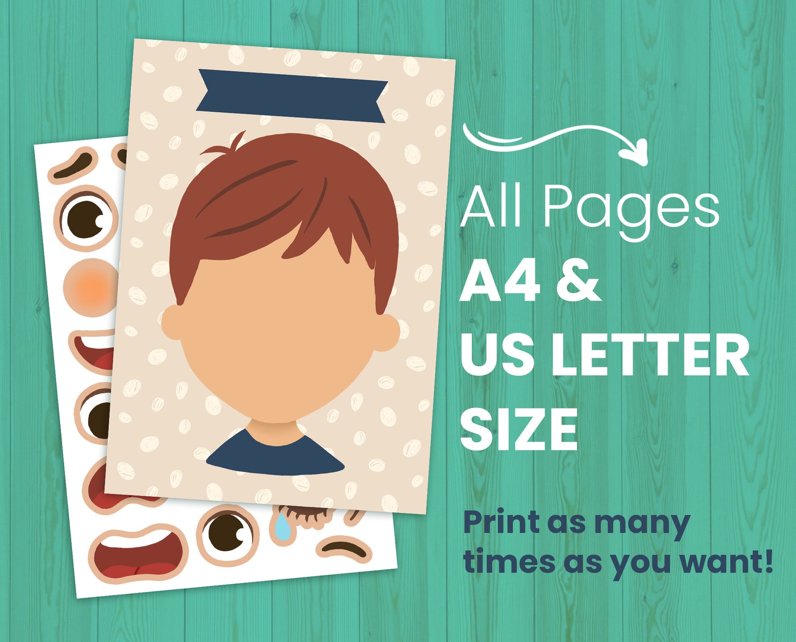 Emotions Activity for Kids - Feeling Matching Game - Toddler Emotions ...