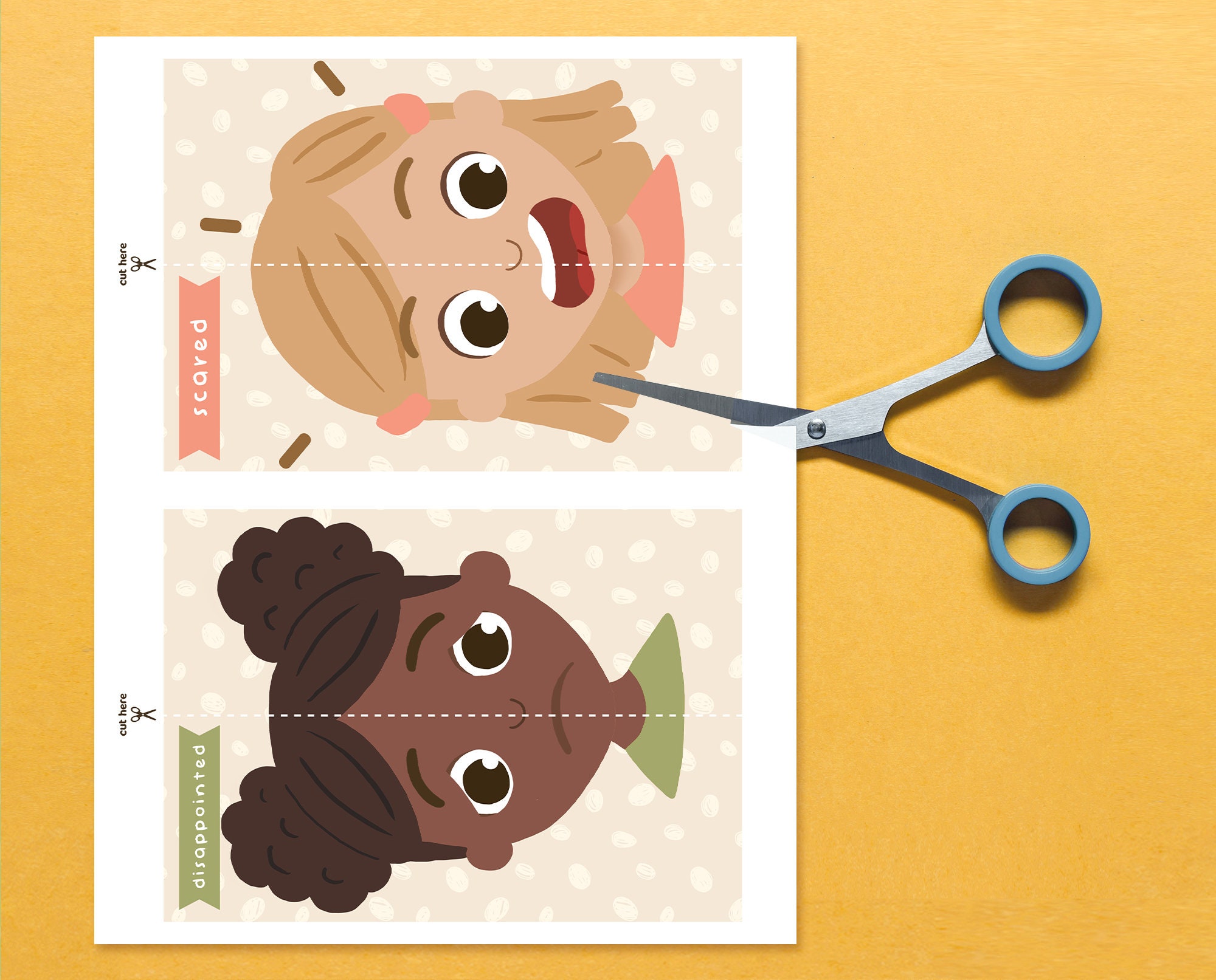 Emotions Puzzle - Feeling Matching Games - Puzzles for Kids - Toddler ...