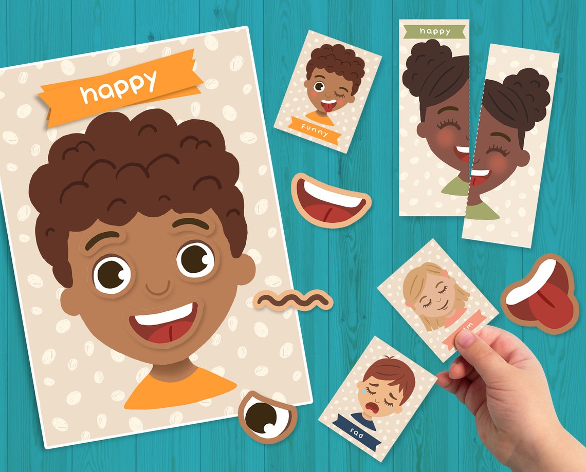 Emotions Activity Bundle Toddler Emotions Chart Homeschool Activity ...