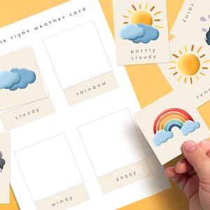 Weather Flashcards - Homeschool Montessori - Toddler Flash Cards ...
