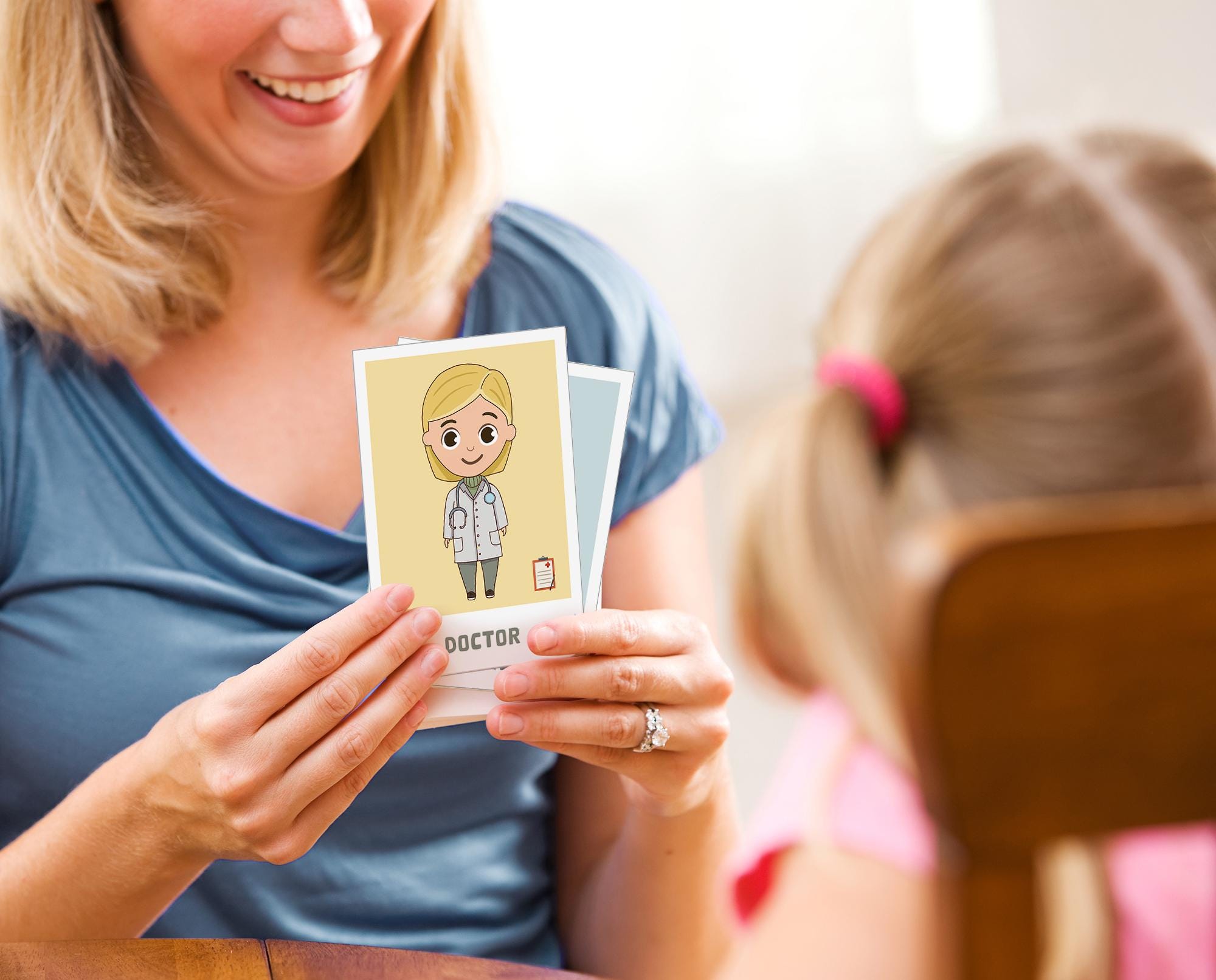 Printable Who Am I Professions Game - Montessori Printable - Kids Card ...