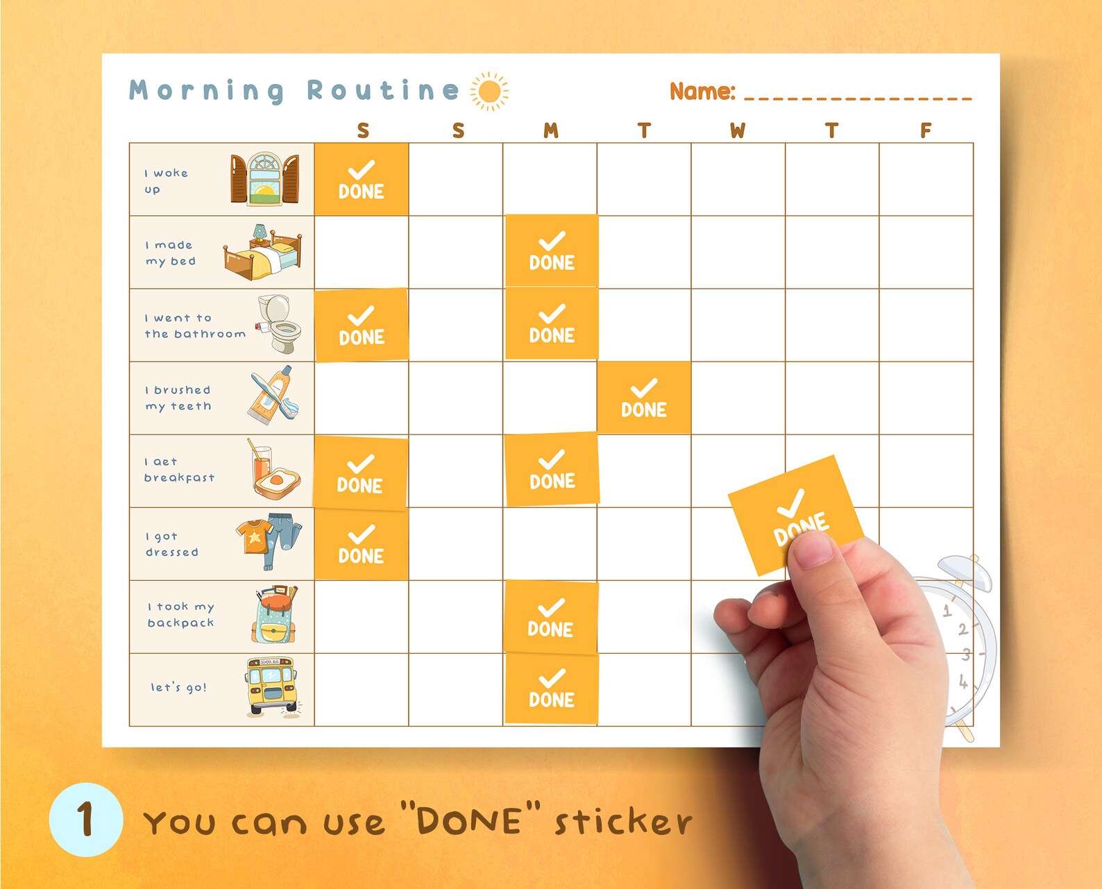 Weekly and Daily Chore Chart Printable - Weekly Chore Schedule - Weekly ...