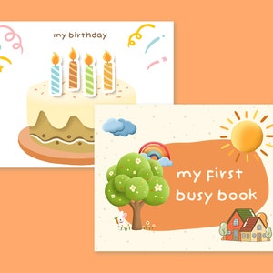 Toddler Busy Book - Printable Learning Binder - Preschool Resources ...