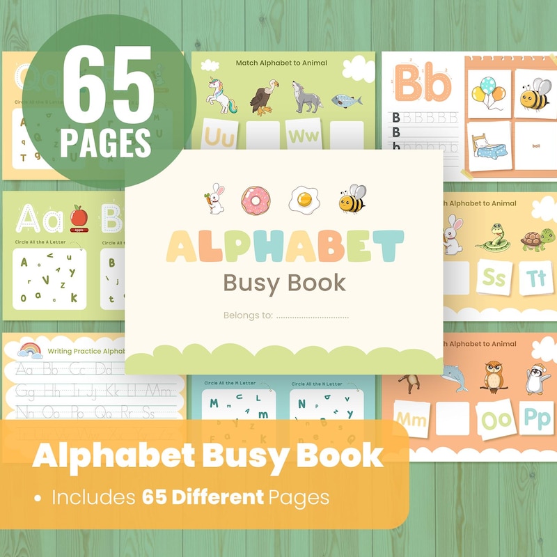 Abc Quiet Book - Etsy