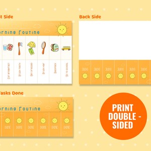 Printable Kids Daily Chore Chart - Homeschool Montessori - Colorful and ...