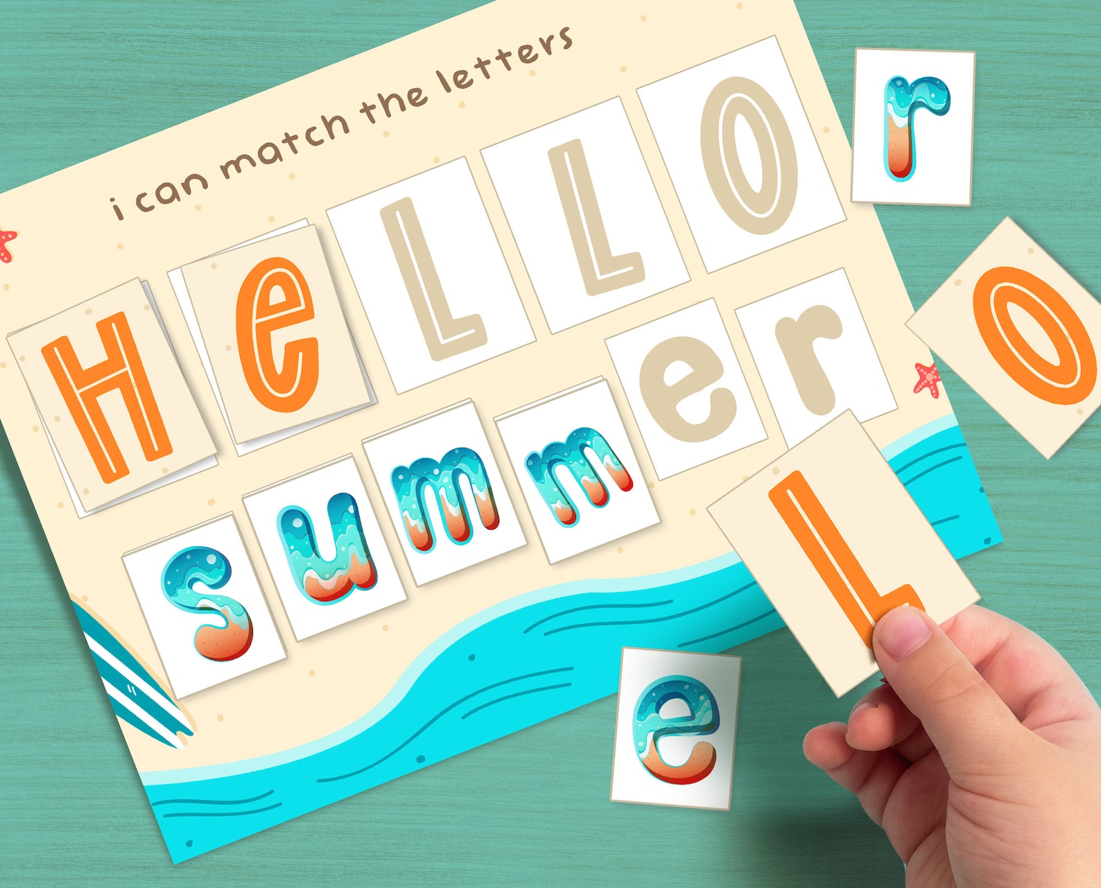 Summer Busy Book Printable Preschool Activity Book Toddler Learning ...