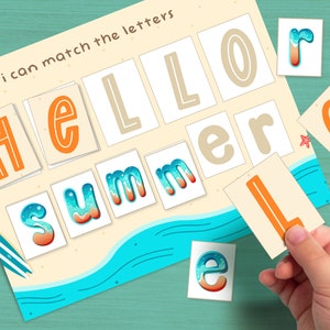 Summer Busy Book - Printable Preschool Activity Book - Toddler Learning ...