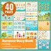 Summer Busy Book - Printable Preschool Activity Book - Toddler Learning ...