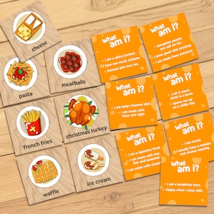 Printable Who Am I Card Game Bundle - Set of 3 - Preschool Kids ...