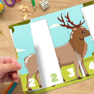Toddler Busy Book - Animal Theme - Printable Learning Binder - Kids ...