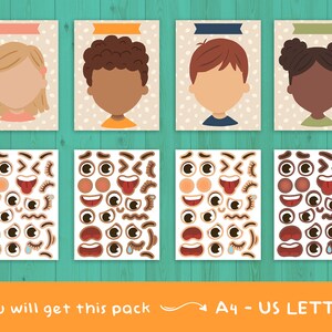 Emotions Activity for Kids - Feeling Matching Game - Toddler Emotions ...