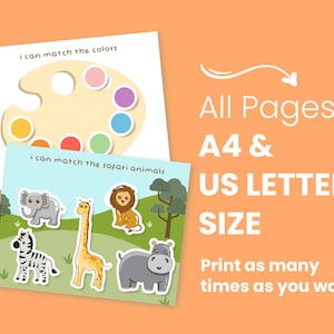 Toddler Busy Book - Printable Learning Binder - Preschool Resources ...