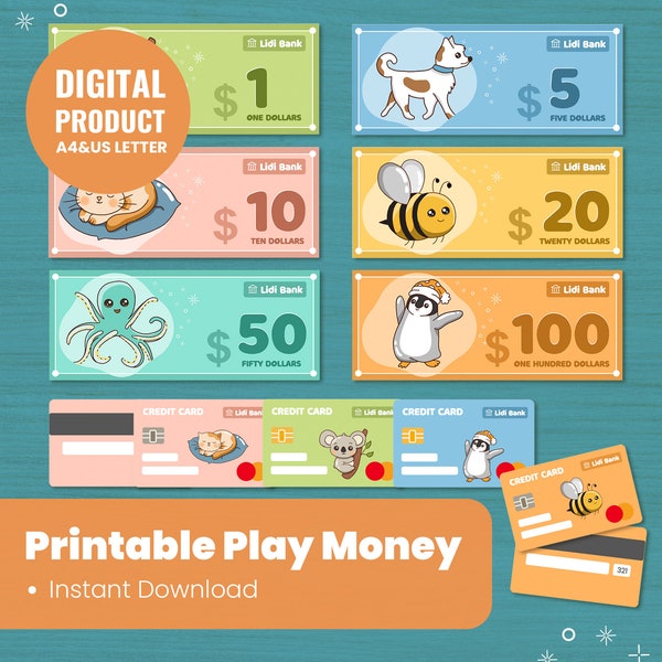 Play Money - Etsy