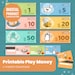 Printable Play Money for Kids - Pretend Play Money - Dramatic Play ...