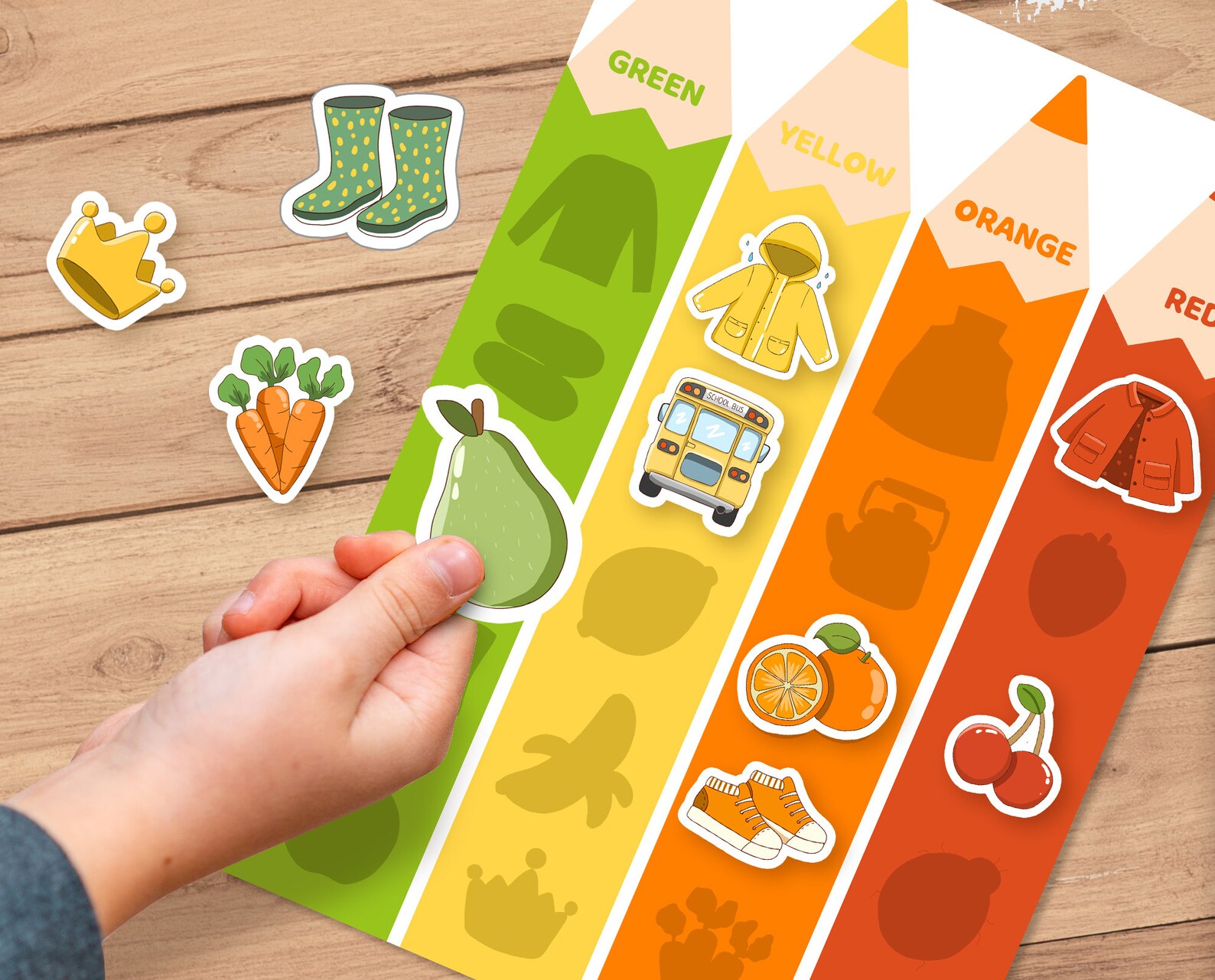 Color Sorting - Color Matching Activity - Color Sorting Printable ...