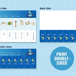 Printable Kids Daily Chore Chart - Homeschool Montessori - Colorful and ...