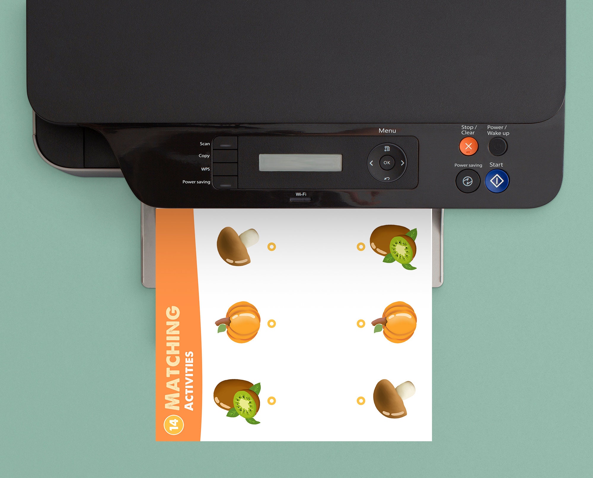 40 Pages Matching Activity Game Bundle - Sorting Matching Game ...