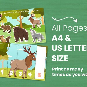 Toddler Busy Book - Animal Theme - Printable Learning Binder - Kids ...