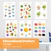 Set of 6 Educational Posters - Educational Poster Printable ...