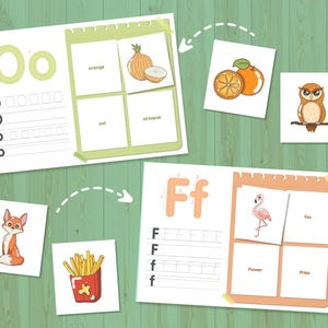 Alphabet Busy Book - Educational ABC Busy Book for Toddler - Letter ...