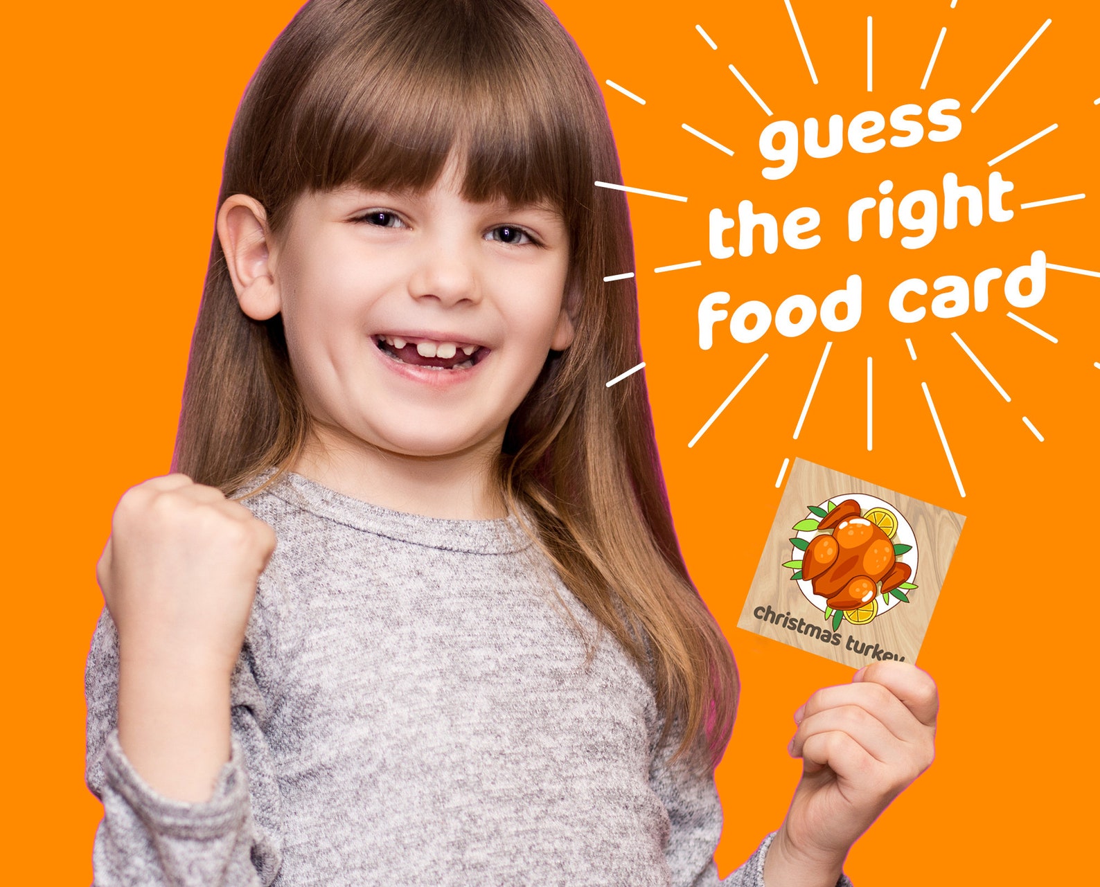 Learn and Play - Printable Food Flash Cards - Preschool Kids Activity ...